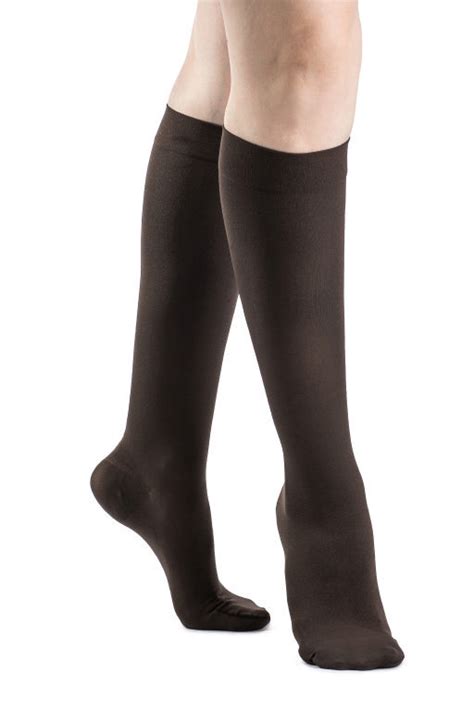 Sigvaris Soft Opaque Calf High Compression Socks 20 30 Mmhg Closed Toe