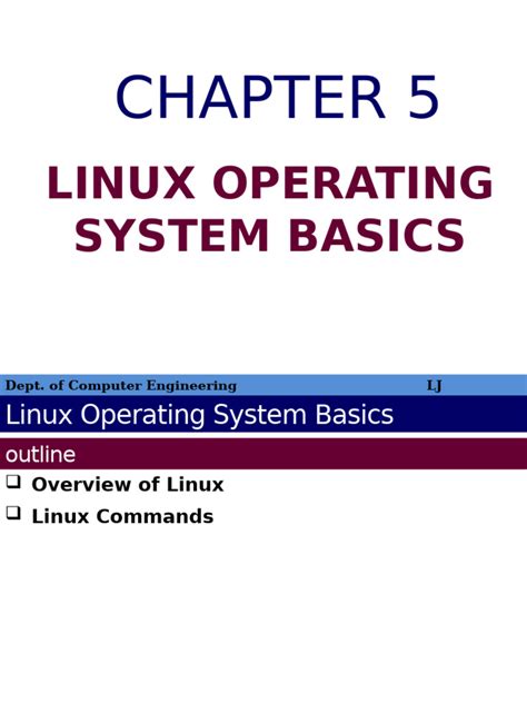 Operating System Chapter 5 Pdf Operating System Linux