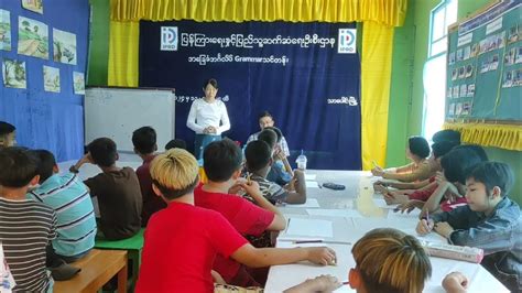 သာပေါင်းမြို့နယ် လူထုအခြေပြုခန်းမ၌ အခြေခံအင်္ဂလိပ်စာ Grammar အခမဲ့ သင