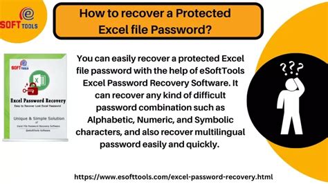 Ppt How To Recover A Protected Excel File Password Powerpoint