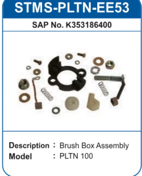 Stms Pltn Ee53 Brush Box Assembly At Best Price In Berhampore Id