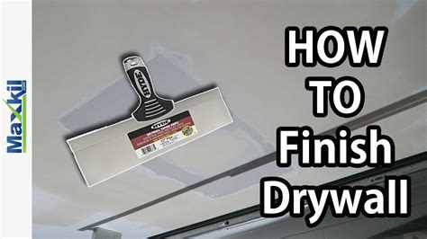 How To Finish A Drywall Ceiling Flat Like A Pro Youtube