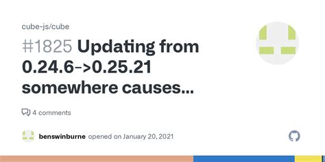 updating from 0 24 6 0 25 21 somewhere causes name clash between preaggregations and measures