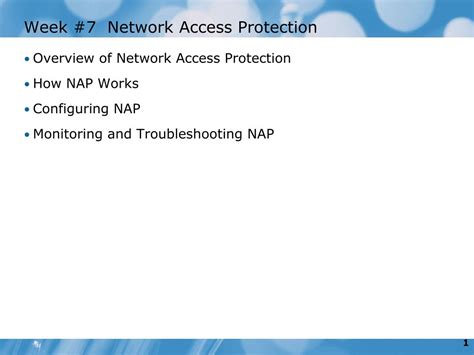 Ppt Week 7 Network Access Protection Powerpoint Presentation Free Download Id5706175