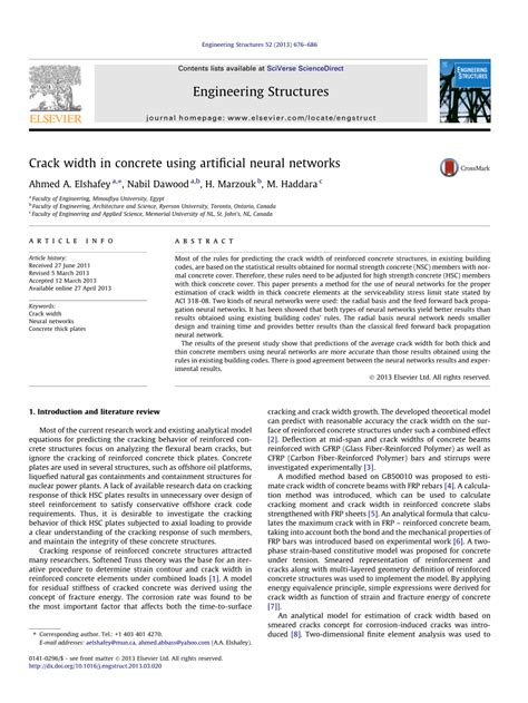 pdf crack width in concrete using artificial neural networks