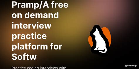 Prampa Free On Demand Interview Practice Platform For Software