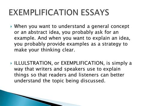 How To Write An Exemplification Essay Sitename