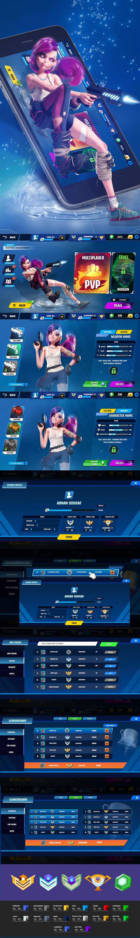 Fps Complete Ui Workflow Behance