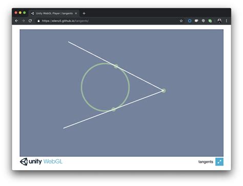Finding A Tangent Vector From A Given Point And Circle 2 By Elenzil