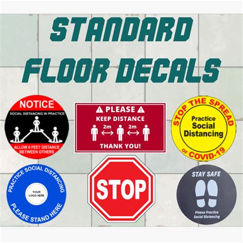 Custom Floor Decals Nx Printing Media And Design