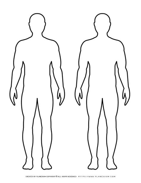 Female Body Outline Planerium