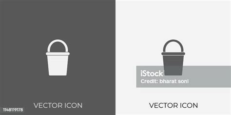 모바일 소프트웨어 및 응용 프로그램 Eps의 빛과 어두운 회색 아이콘 양동이 10 벡터 벡터 0명에 대한 스톡 벡터 아트 및 기타 이미지 Istock