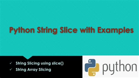 Python String Slice With Examples Spark By Examples