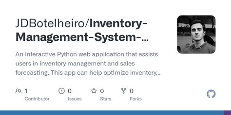 Github Jdbotelheiroinventory Management System Simulation An
