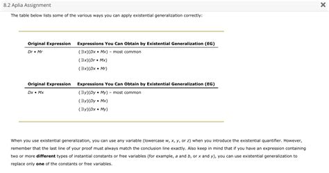 solved 8 2 aplia assignment 3 existential generalization