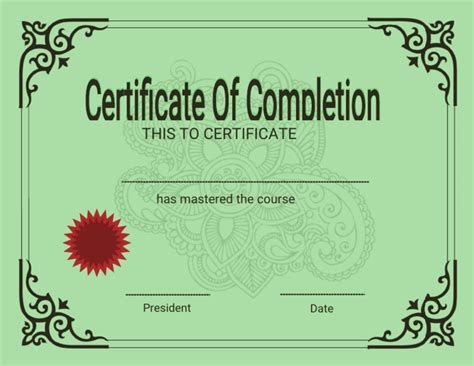 Education Degree Certificate Wps Office Pdf