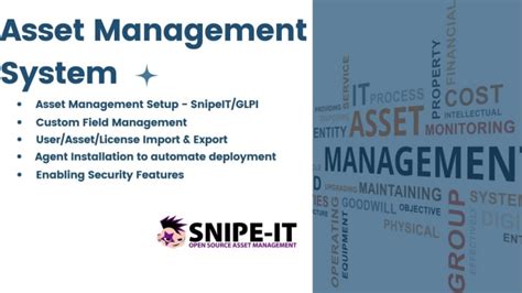 deploy and configure snipe it asset management system by sasikag fiverr