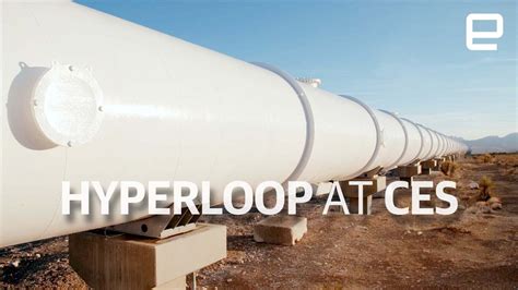hyperloop test track tour at ces 2018 youtube