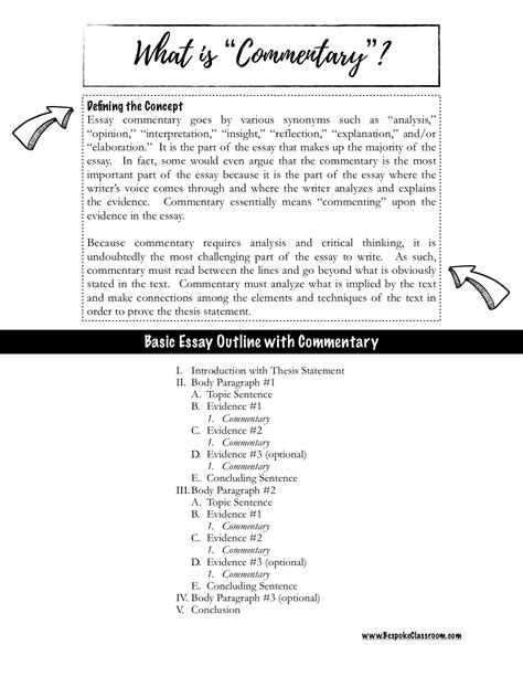 Business Paper How To Write Commentary In An Essay