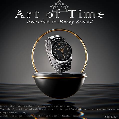 Art Of Time Luxury Watch Ad Behance
