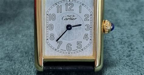 까르띠에 탱크 머스트 골드 아라비아숫자 다이얼 스몰 시계 03년~04년 삼성2동 여성잡화 당근 중고거래