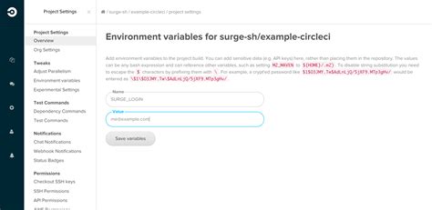 github surge sh example circleci an example using circleci for continuous deployment to surge