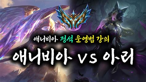 유리할때 역전을 당할리가 없는 정석 운영법애니비아vs아리 Youtube