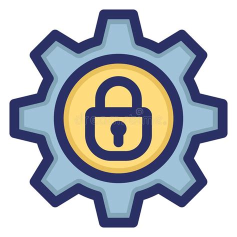 Protection Security Isolated Vector Icon Which Can Easily Modify Or Edit Stock Vector