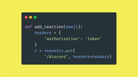 Using Python Requests To React To Discord Messages Discord Token