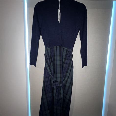 Free Assembly Dress With Plaid Bottom Depop