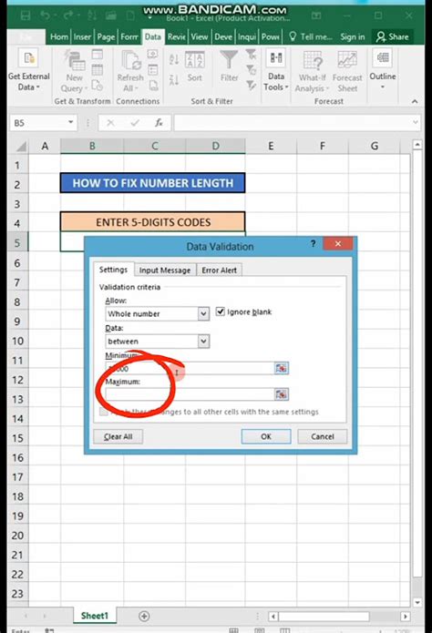 fix number length in excel exceltutorial microsoft exceltips excelguide excelguru excel