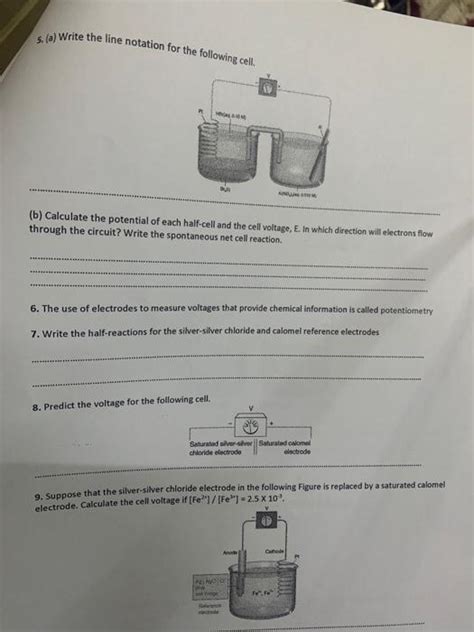 Solved 5 A Write The Line Notation For The Following