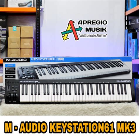 Jual M Audio Maudio Keystation 61 Mk3 Usb Midi Keyboard Controller Kota Surabaya Apregio