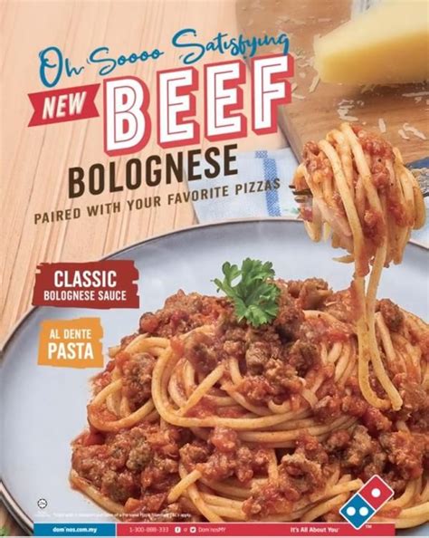Savor The Flavors Of Italy With Dominos Pizza Beef Bolognese