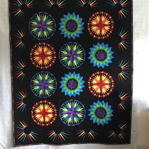 Mariners Compass Quilt Pattern Etsy