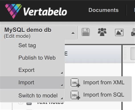 Vertabelo Database Designer The New UI Design And UX Improvement Part I Vertabelo Database