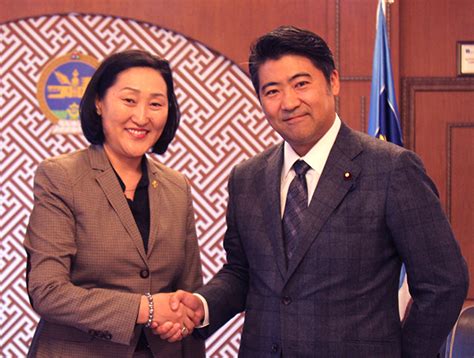 Япон Улсын парламентын төлөөлөгчдийн танхимын гишүүнийг хүлээн авч уулзлаа