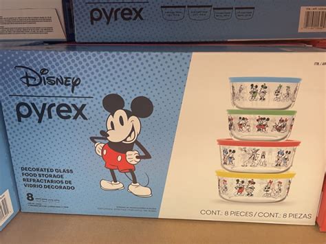 Disney Pyrex 8 Piece Glass Storage Sets Just 17 99 At Costco Hip2save