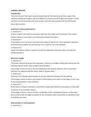 Formal Report Ver Docx FORMAL REPORT Introduction The Main Focus Of This Report Is About