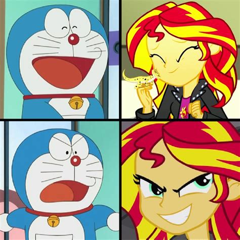 Doraemon Prefers Reformed Sunset Over Evil Sunset By Goodasio2 On Deviantart