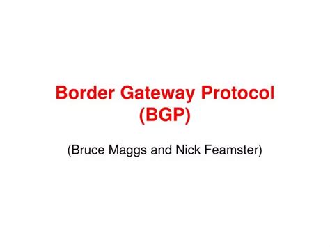 Ppt Border Gateway Protocol Bgp Powerpoint Presentation Free