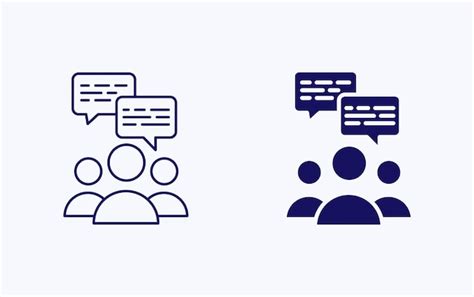 사용자 채팅 커뮤니케이션 일러스트 아이콘 프리미엄 벡터