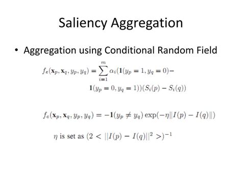 Ppt Saliency Aggregation A Data Driven Approach Powerpoint