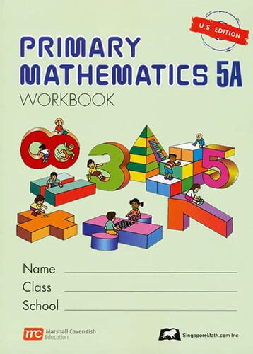 Singapore Primary Math 5a Workbook