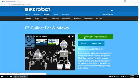 Software Download The Robot Program Episode 006 Introducing Ez Builder Tutorials