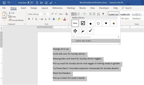 Two Ways To Add Checkbox Controls To A Word Document Techrepublic