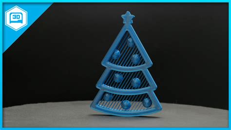 Christmas Tree With Suspended Ornaments 3dthursday 3dprinting Adafruit Industries Makers