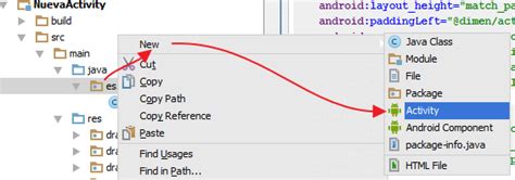 Crear una nueva Activity en Android Studio Sitio Web de Javier García