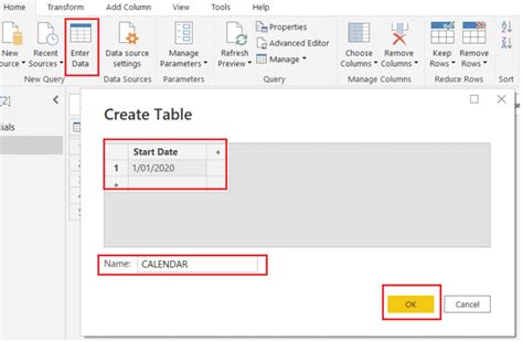 Power Query Calendar Table Printable Calendars At A Glance