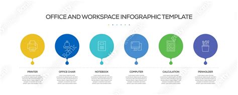 Office And Workspace Related Process Infographic Template Process Timeline Chart Workflow